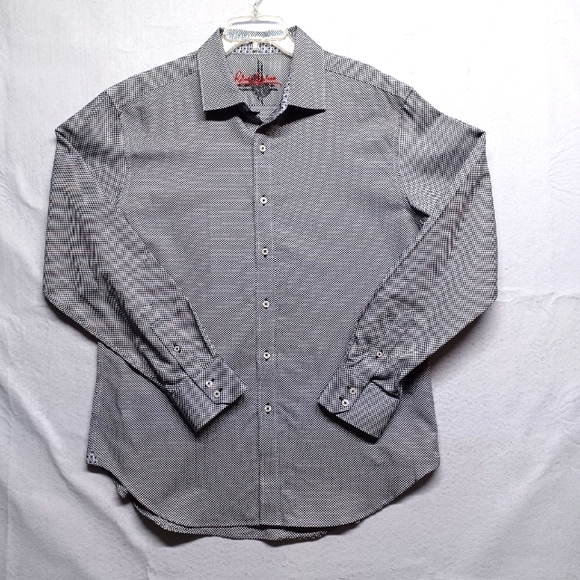 Robert Graham | Shirts | Robert Graham Shepherd Check Black And White ...